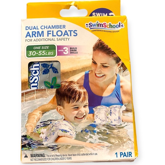Swimschool | Swim | New Kids Swim School Dual Chamber Arm Floats | Poshmark